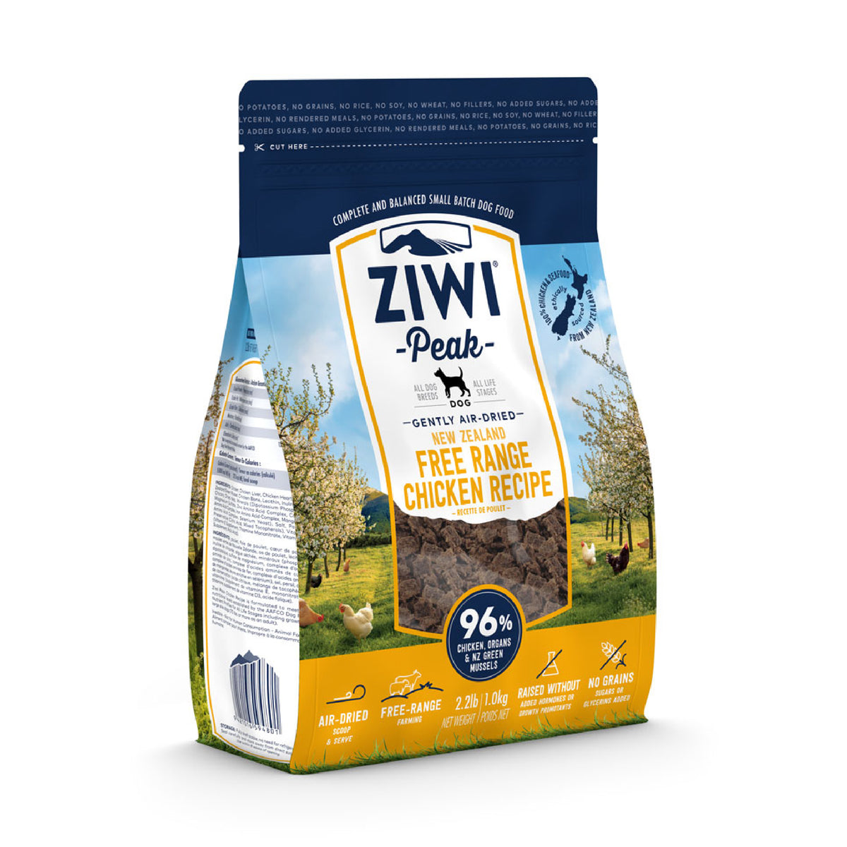 ZIWI Peak Air-Dried Dog Food - Free Range Chicken Recipe — Adore Pet Australia